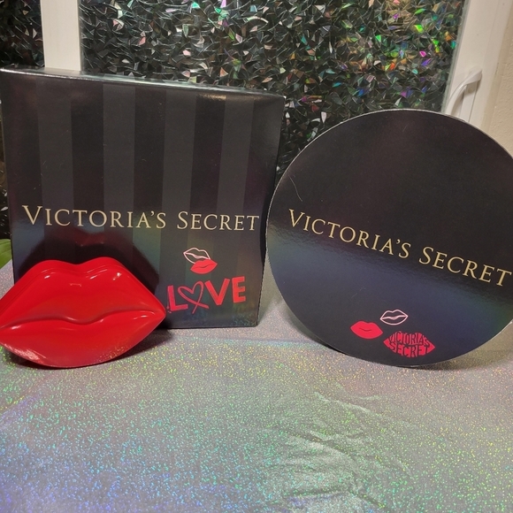 PINK Victoria's Secret | Other | Rare Vs Red Lips Kiss Tin Display Prop ...